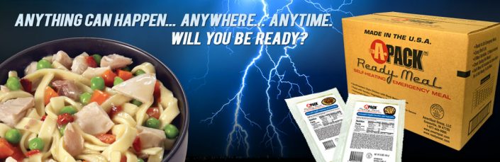 APack Ready Meal – Self-Heating Emergency Meals Ready to Eat