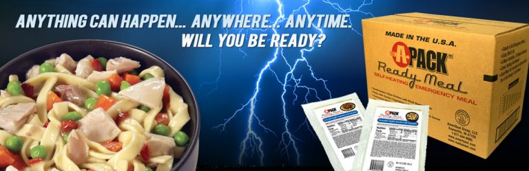 APack Ready Meal – Self-Heating Emergency Meals Ready to Eat